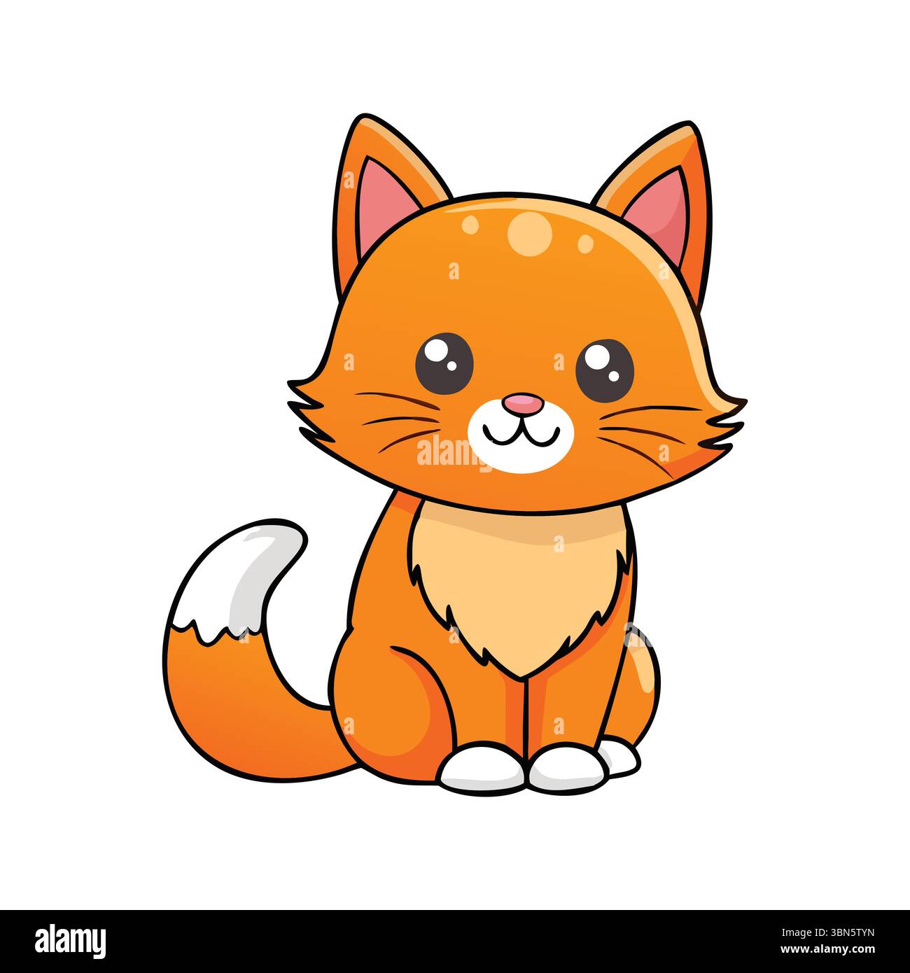 Orange character cute Cut Out Stock Images & Pictures - Alamy