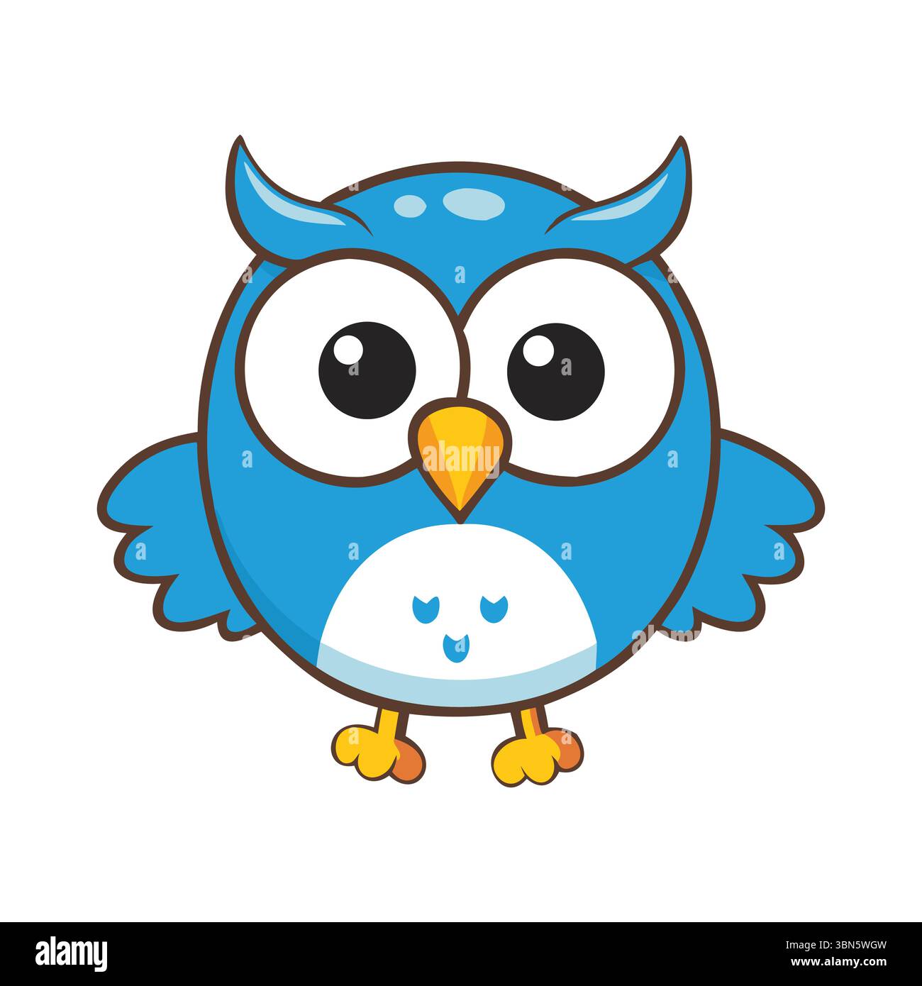 Cute owl bird adorable Cut Out Stock Images & Pictures - Alamy