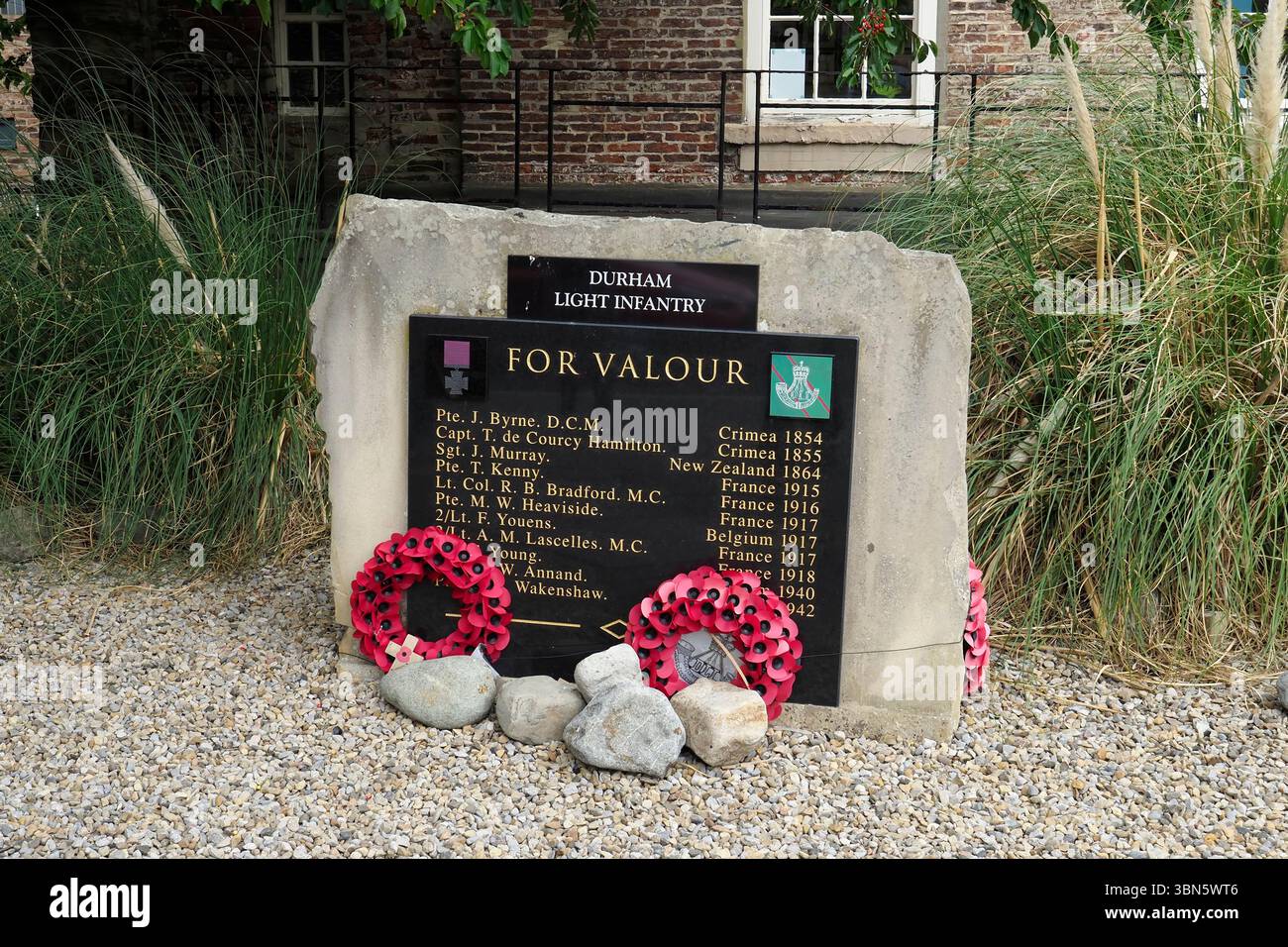 Durham Light Infantry Victoria Cross Memorial, Durham, England Stock ...