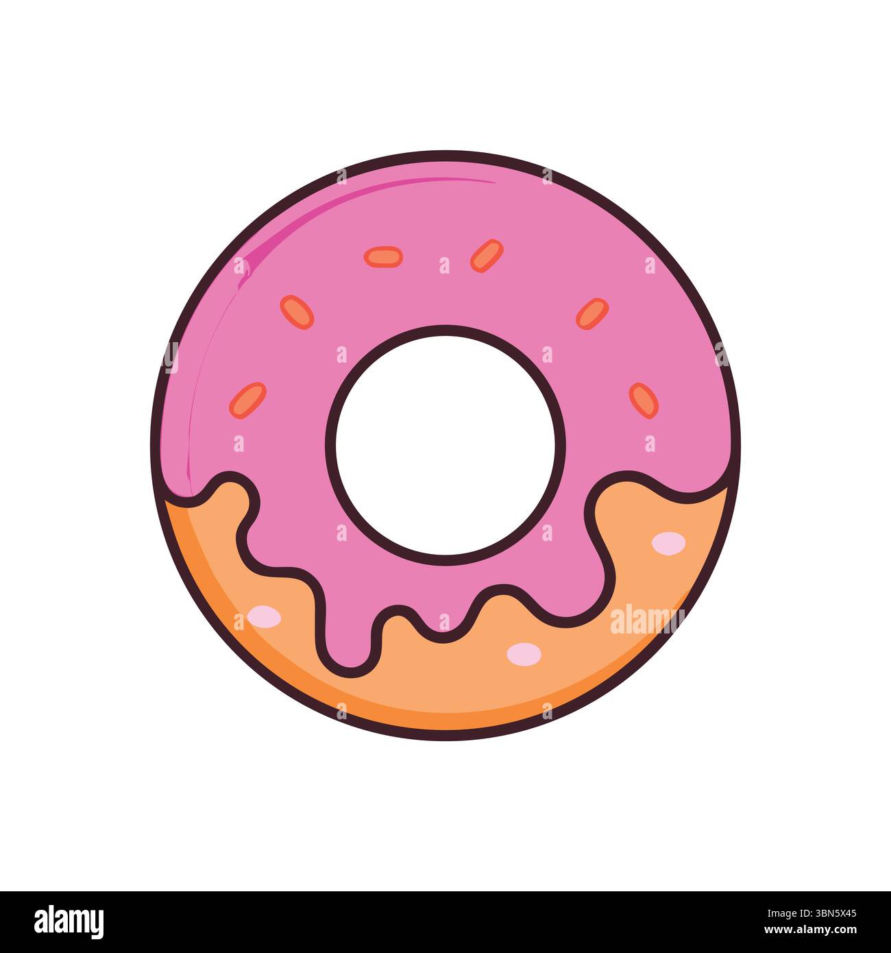 Sweet morning snack Stock Vector Images - Alamy