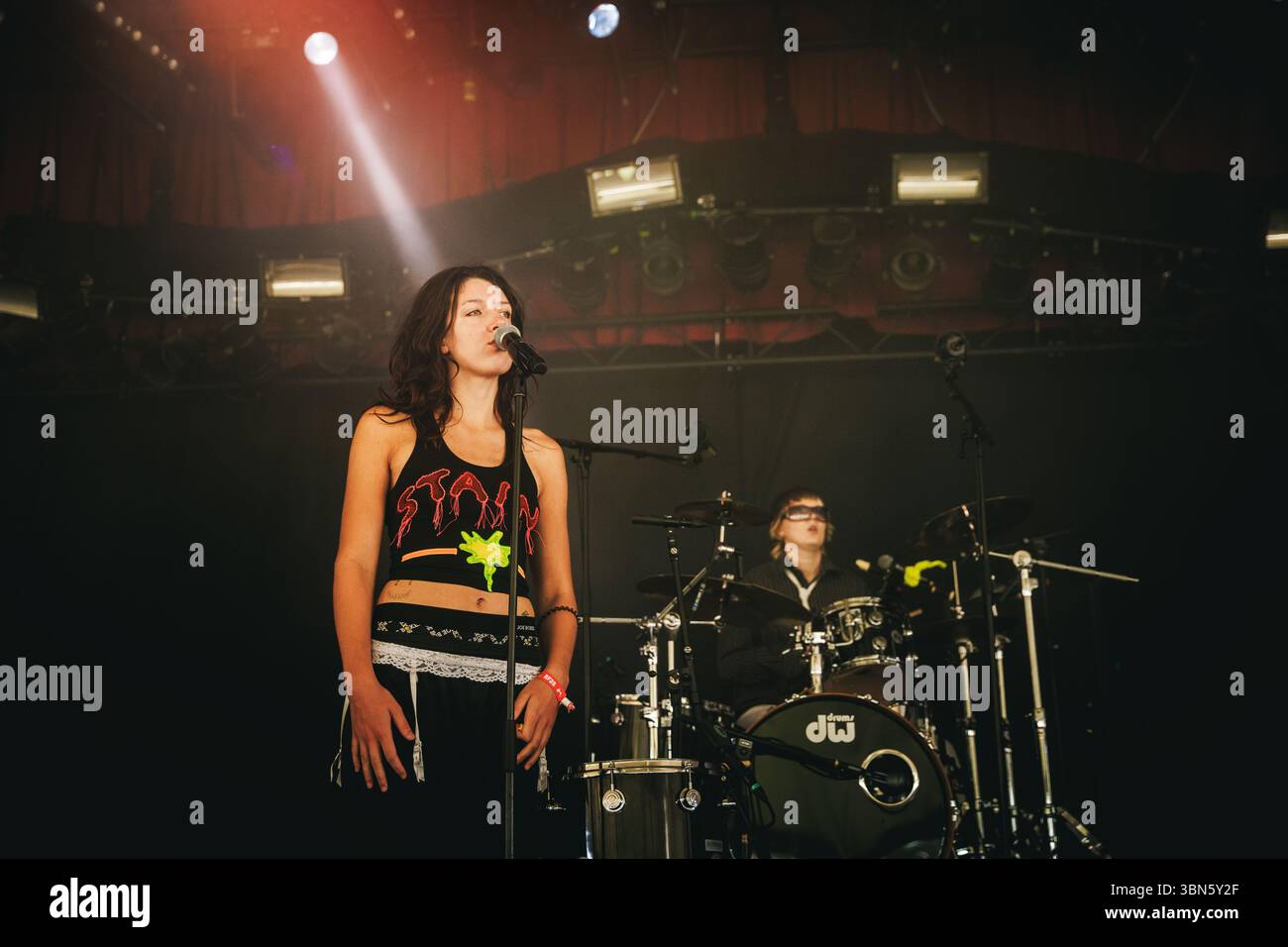 Roskilde, Denmark. 30th, June 2025. The Icelandic band Groa performs a ...
