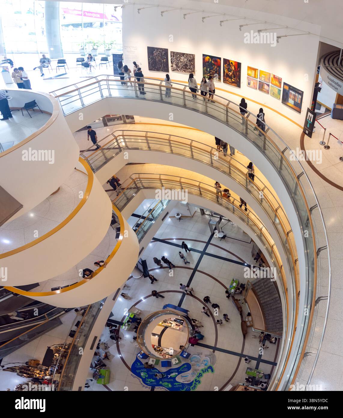 BANGKOK, THAILAND, JUNE 07 2025, Modern Multi-Level Interior with ...