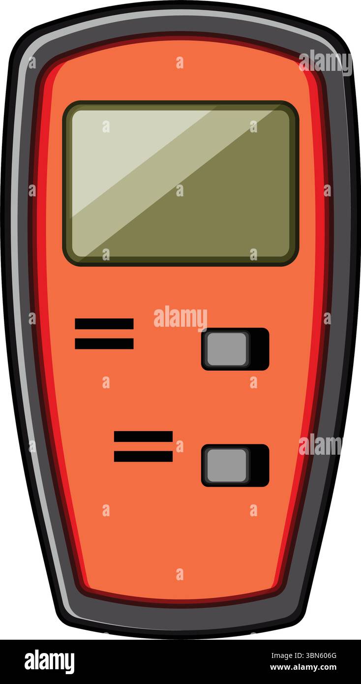 consumption watt meter cartoon vector illustration Stock Vector Image ...