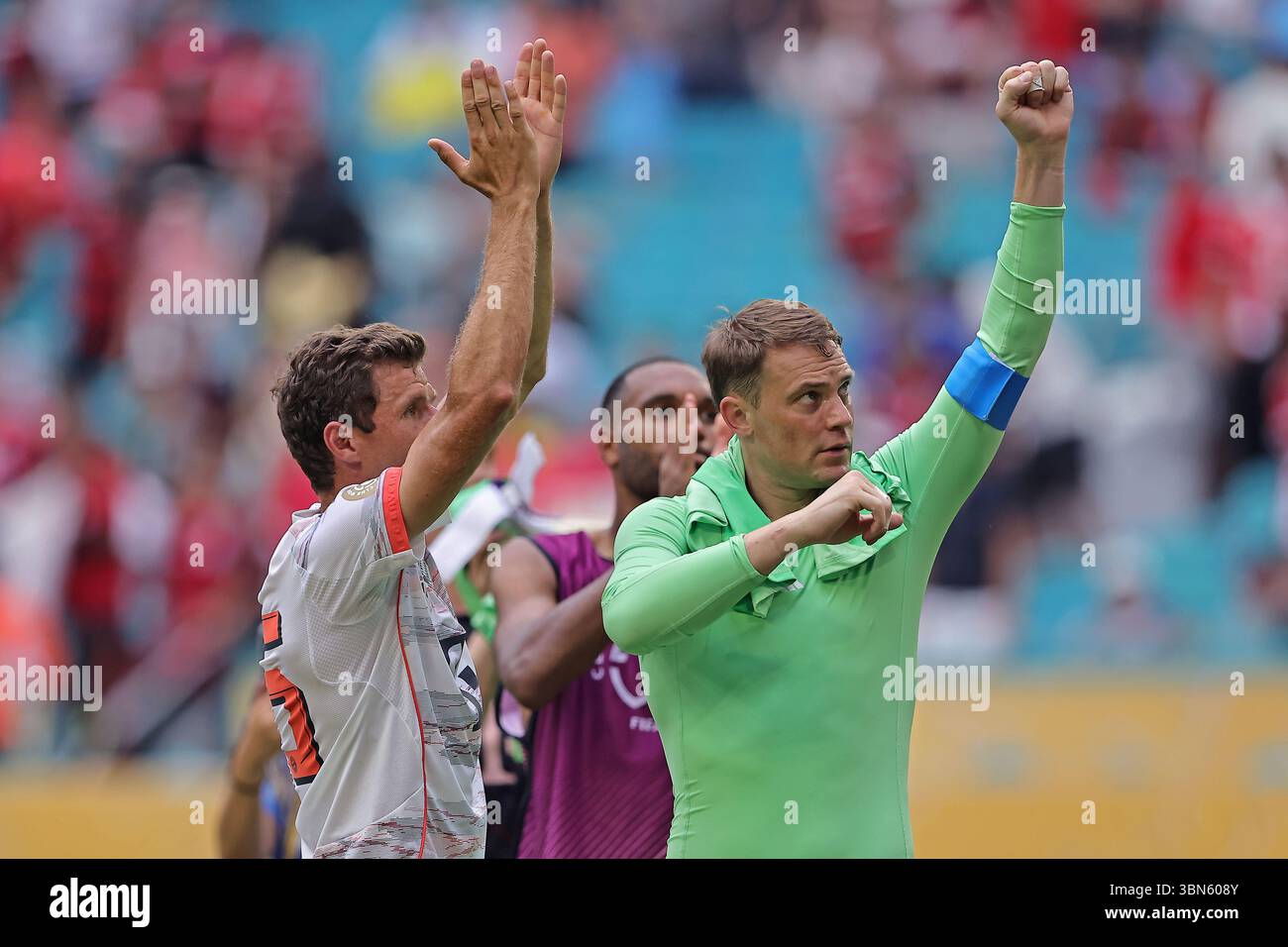29th June 2025: Miami, USA; goalkeeper, Manuel Neuer and players of FC ...