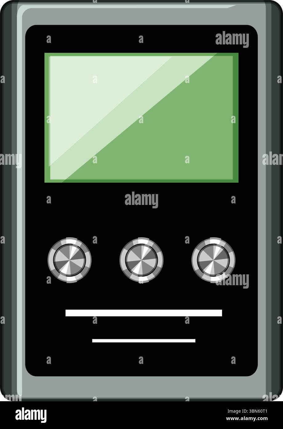 monitoring watt meter cartoon vector illustration Stock Vector Image ...