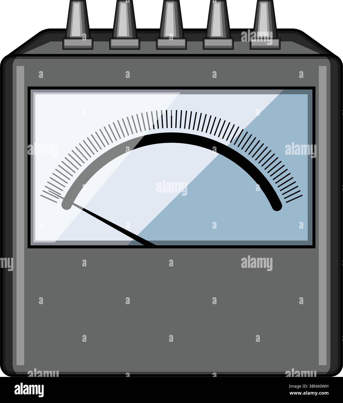kilo watt meter cartoon vector illustration Stock Vector Image & Art ...