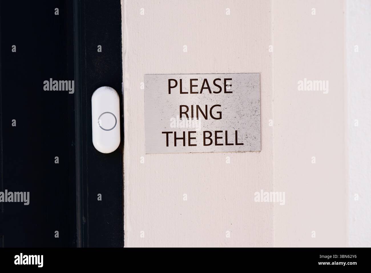 Push buzzer intercom door bell for entry Stock Photo - Alamy