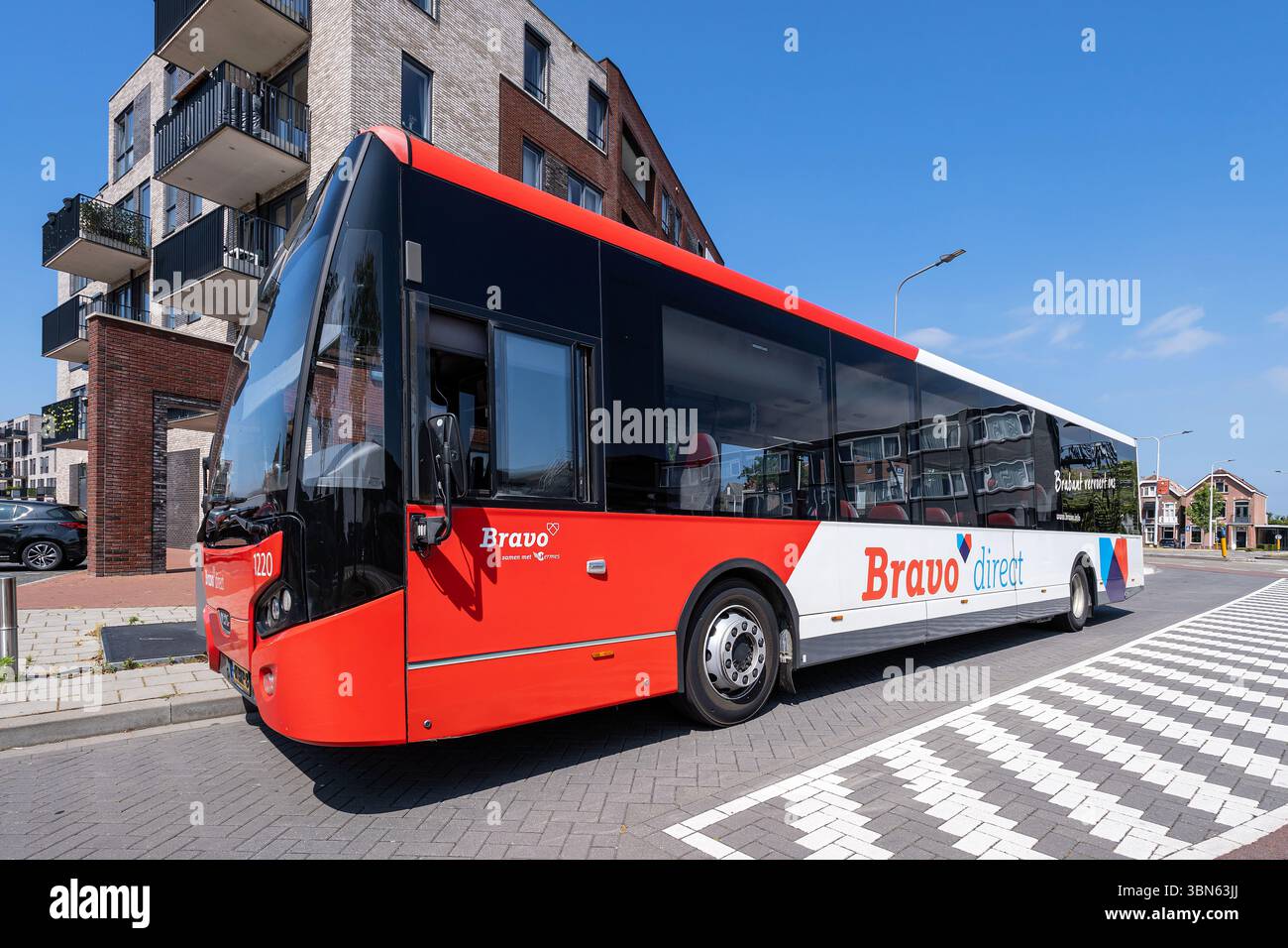 Bravo direct VDL Citea bus at Goes station Stock Photo - Alamy