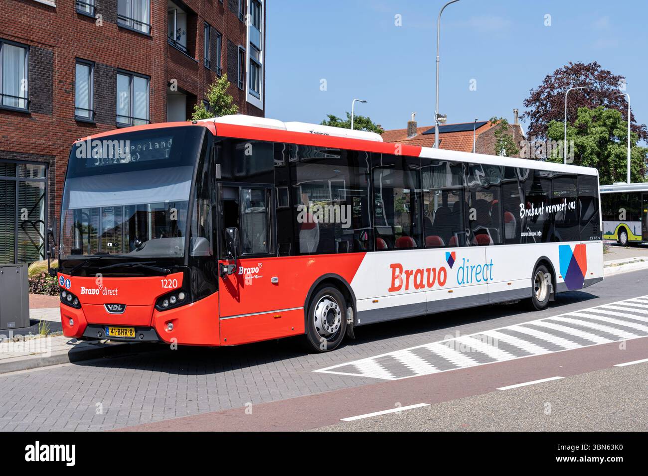 Bravo direct VDL Citea bus at Goes station Stock Photo - Alamy