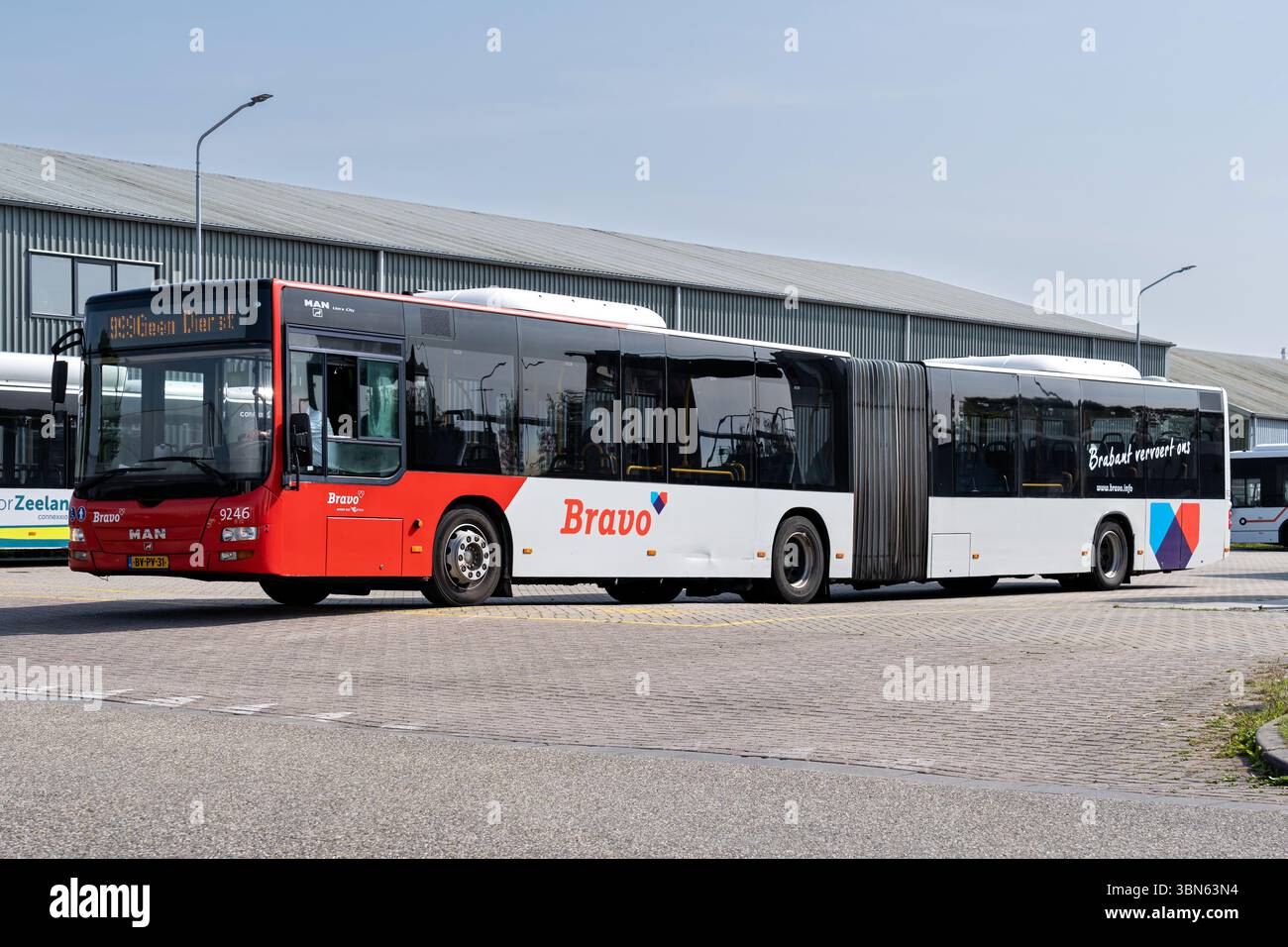 Bravo direct MAN Lion’s City articulated bus Stock Photo - Alamy
