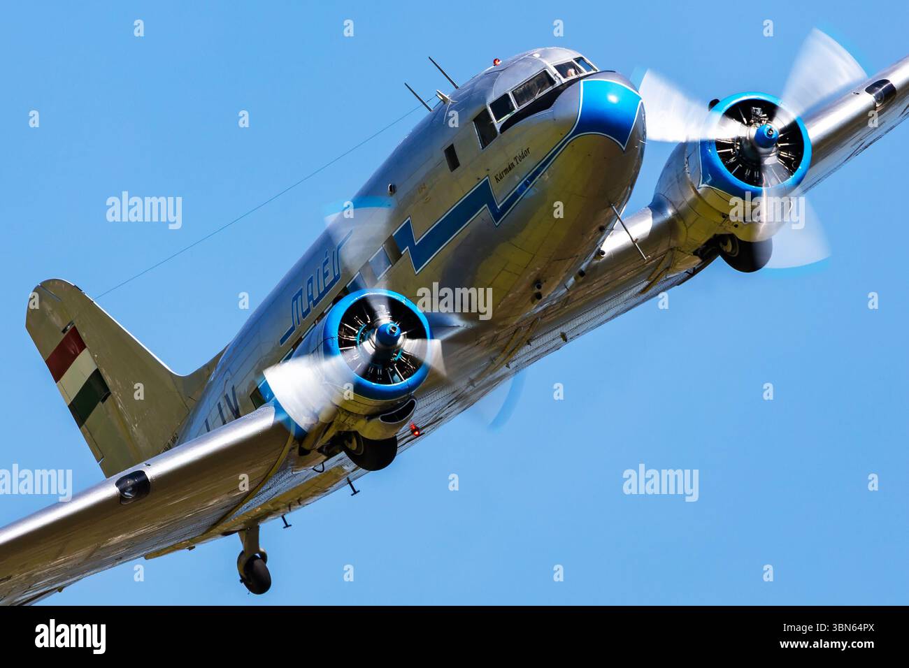 Piestany, Slovakia - June 14, 2025: Malev Lisunov Li-2 oldtimer ...