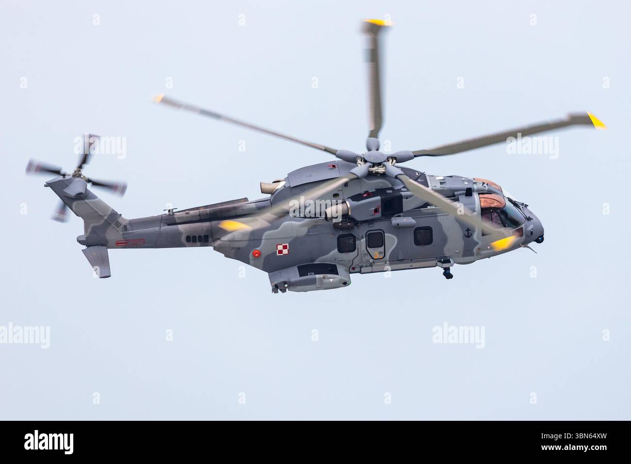 Radom, Poland - August 25, 2023: Polish Navy Leonardo AgustaWestland ...