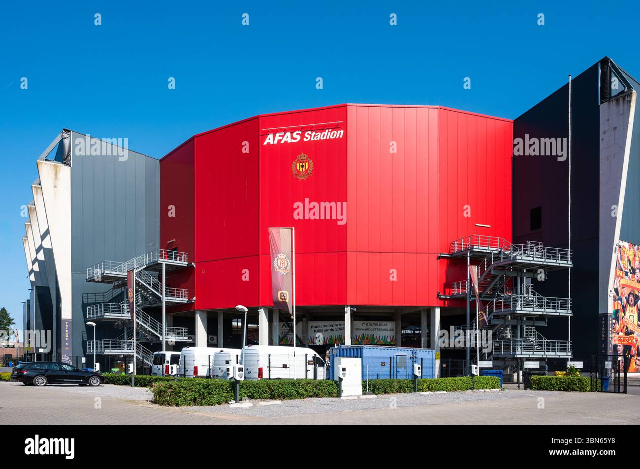 Football stadium or AFAS stadion of the Jupiler Pro League team KV ...
