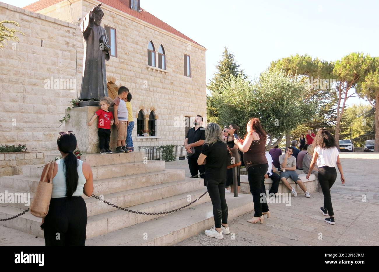 Beirut, Lebanon. 29th June, 2025. A shot of Mar Maroun convent, Annaya ...