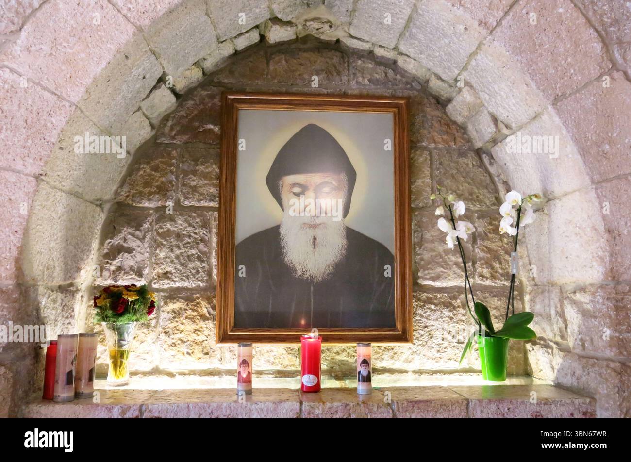 A shot of Mar Maroun convent, Annaya, Lebanon, June 29 2025. In the ...
