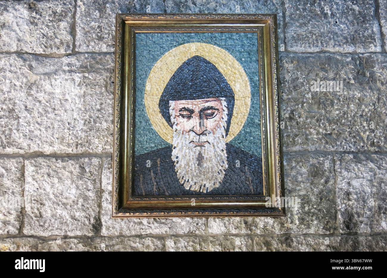 A shot of Mar Maroun convent, Annaya, Lebanon, June 29 2025. In the ...