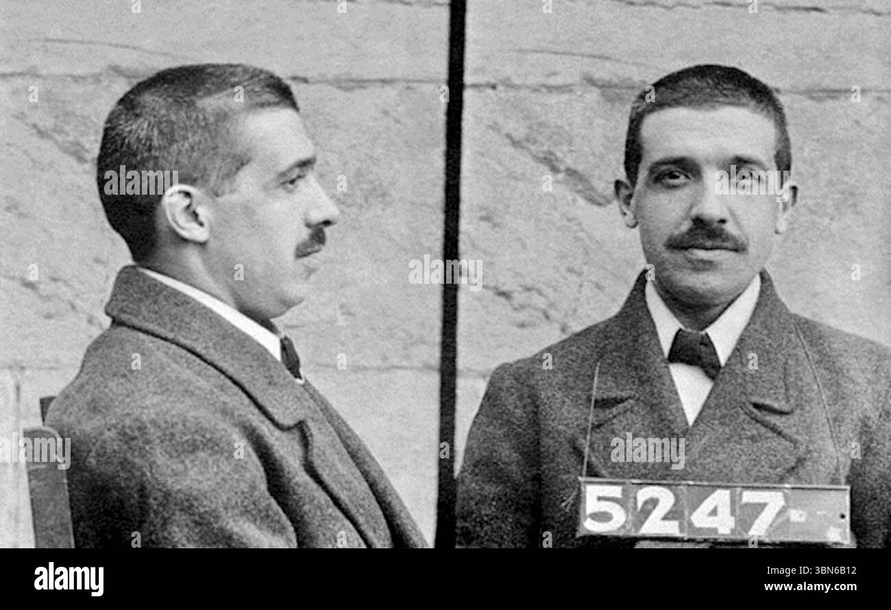 Charles ponzi mug shot hi-res stock photography and images - Alamy