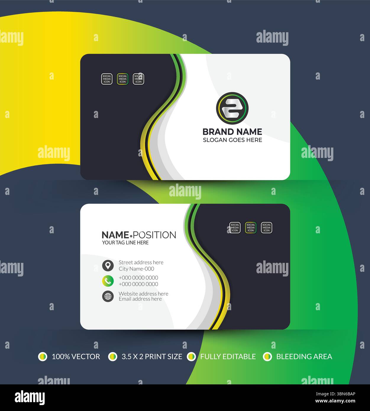 Premium name card Stock Vector Images - Alamy