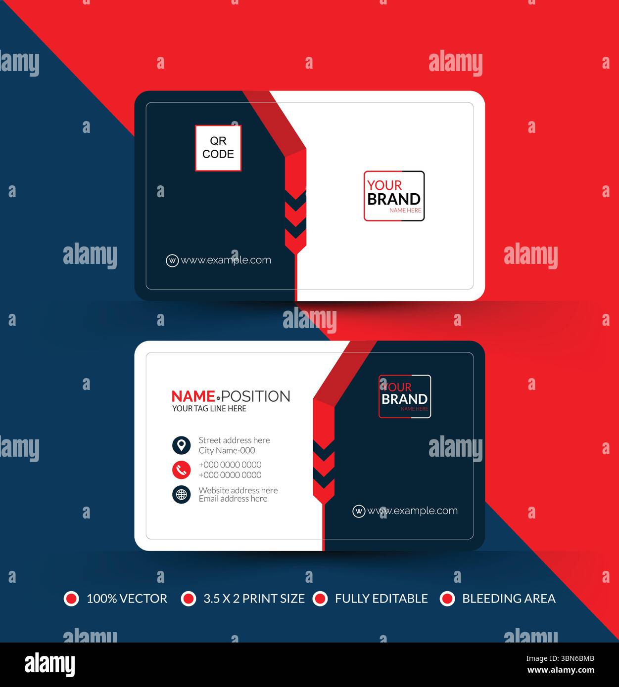 Identity card layout Stock Vector Images - Alamy