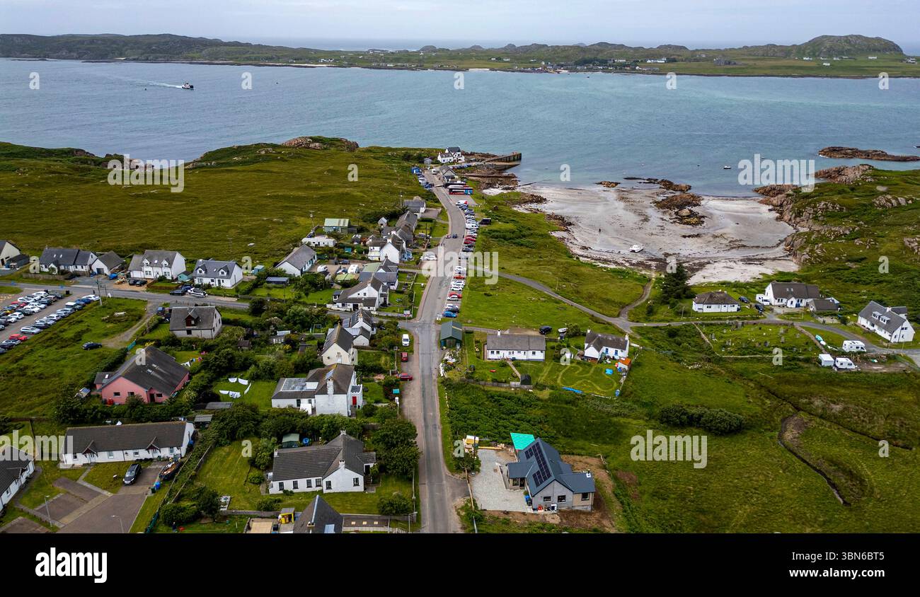 Isle of mull aerial view hi-res stock photography and images - Alamy