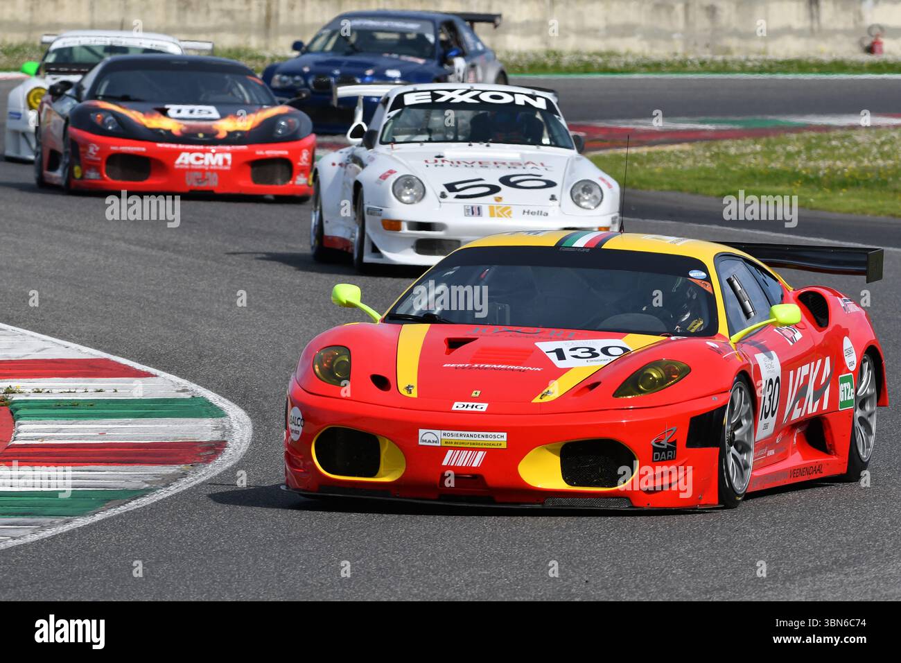 Scarperia, 5 April 2024: Ferrari F430 GTC Evo year 2009 in action ...