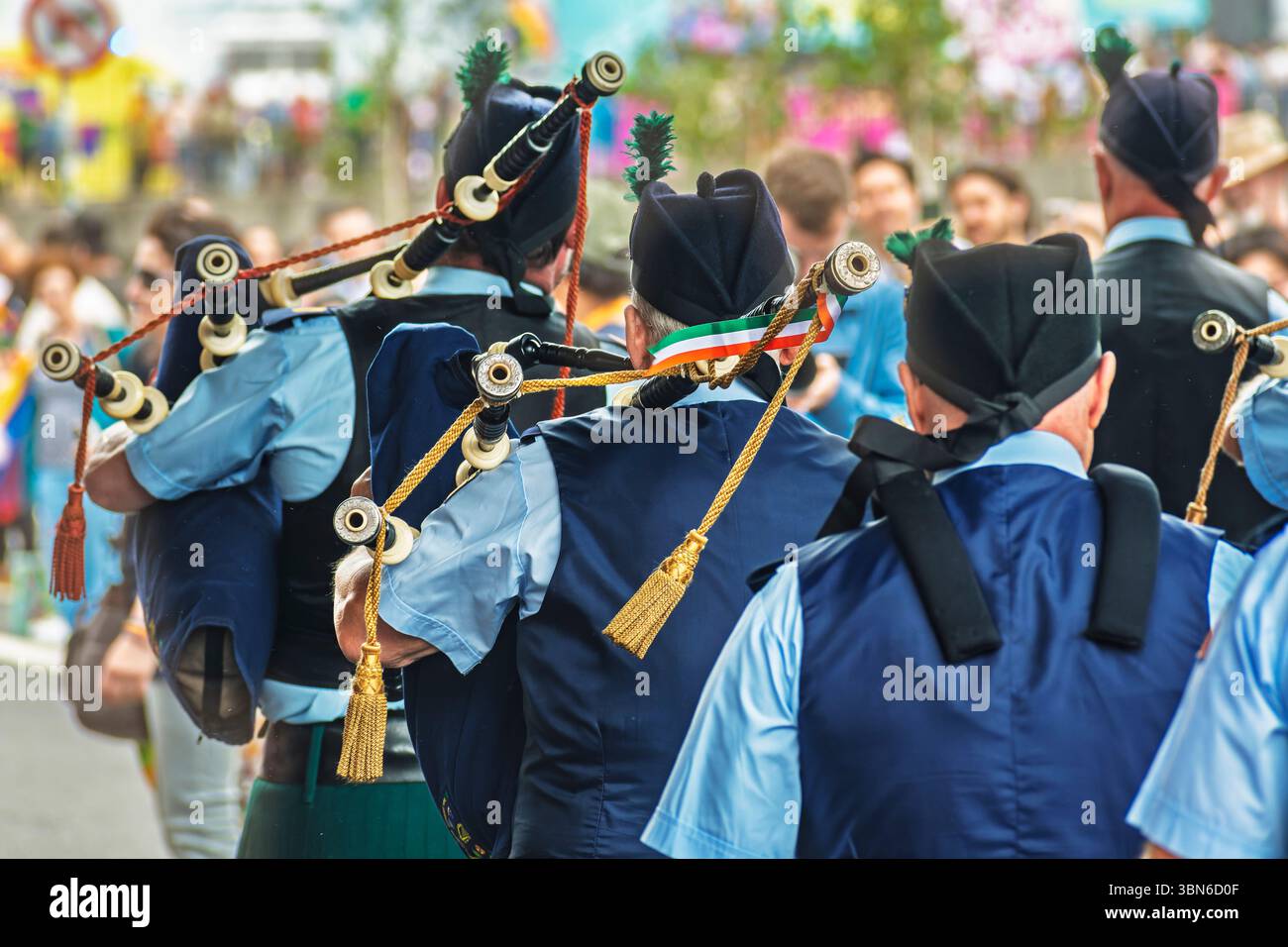 Irish pipe band marches proudly at Dublin Pride, celebrating a decade ...