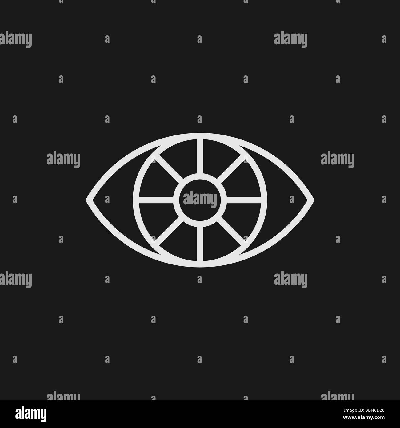 Creative Vision and Color Wheel Eye Icon for Graphic Design, Art, and ...