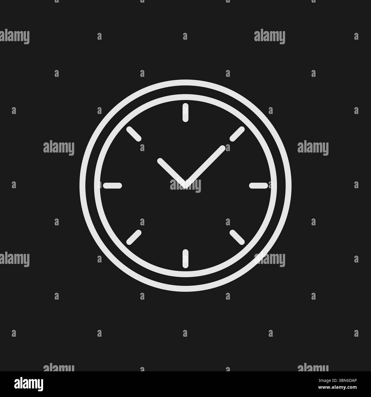 Clock with Checkmark Icon for On-Time Completion, Approved Schedules ...