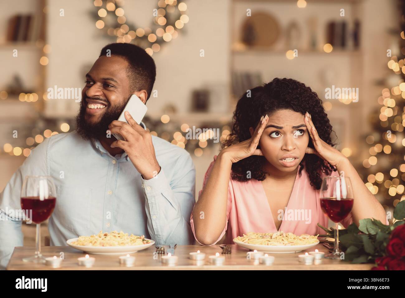 Thinking ignore angry woman hi-res stock photography and images - Alamy