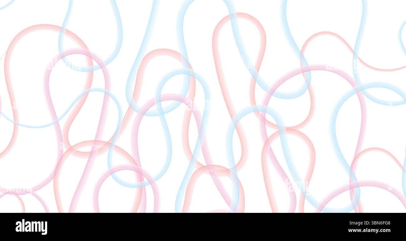 Soft pink wavy flow Stock Vector Images - Alamy