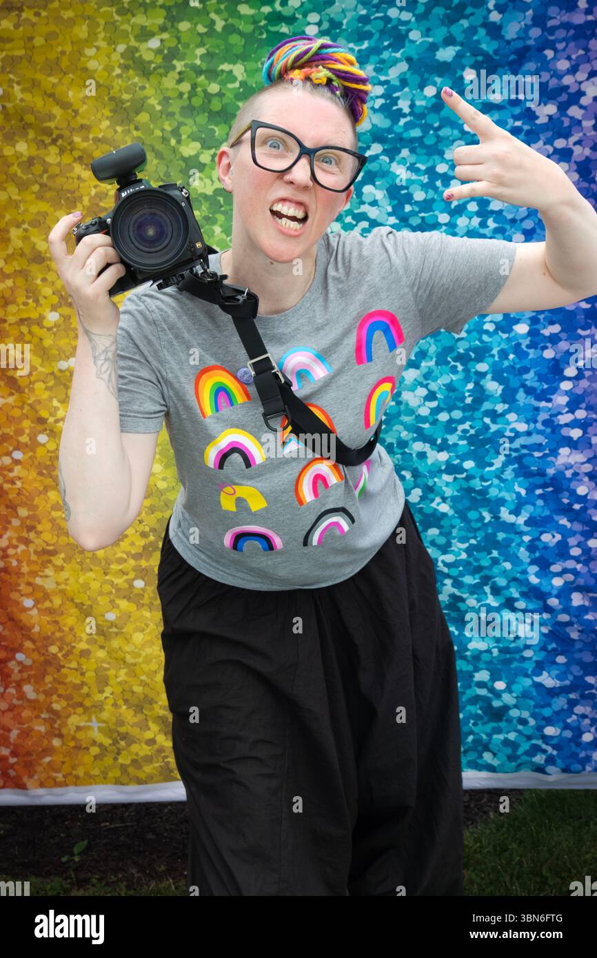 Pride colors bun hi-res stock photography and images - Alamy