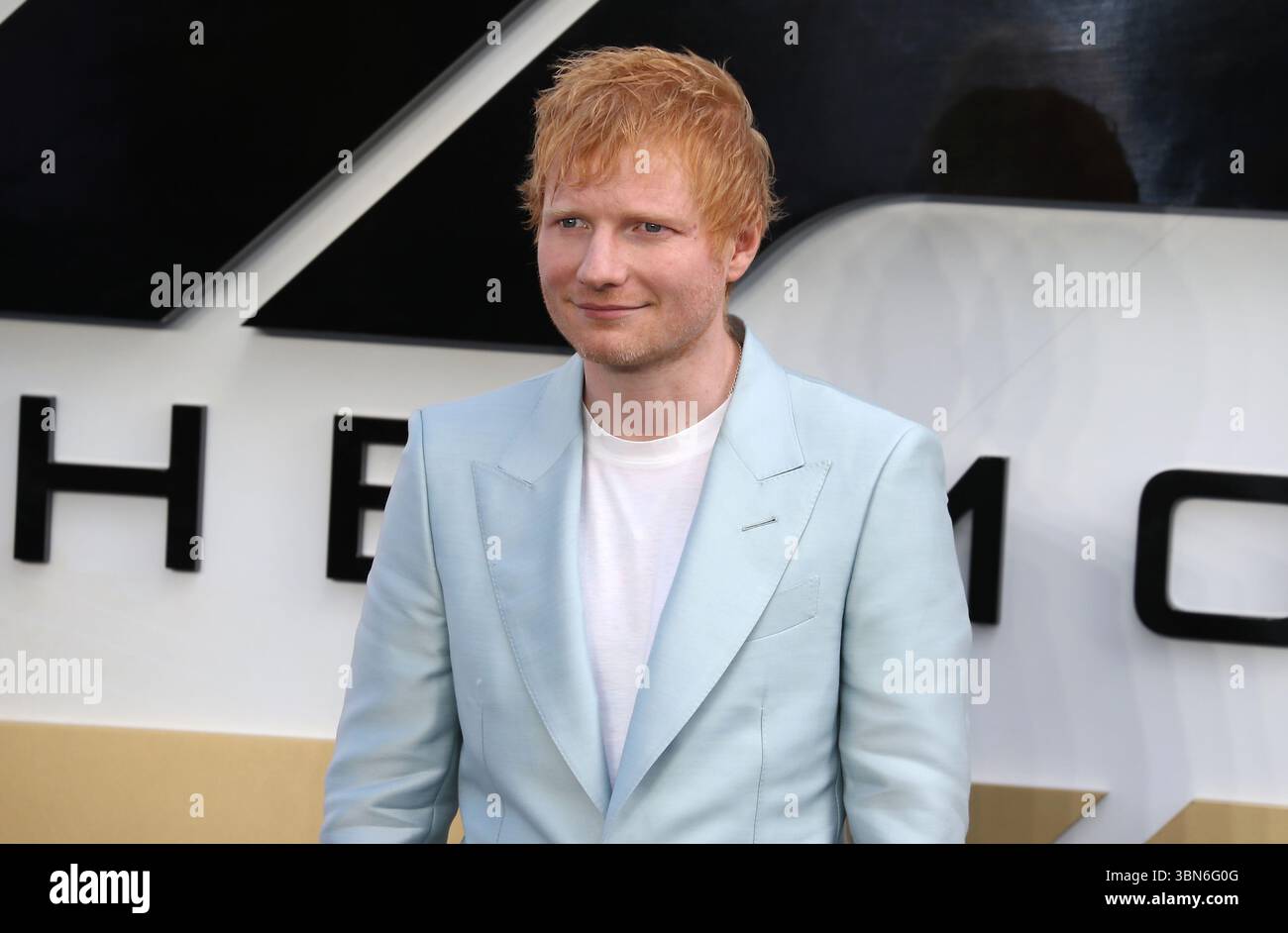 Ed Sheeran attends the F1 The Movie European premiere at Cineworld ...