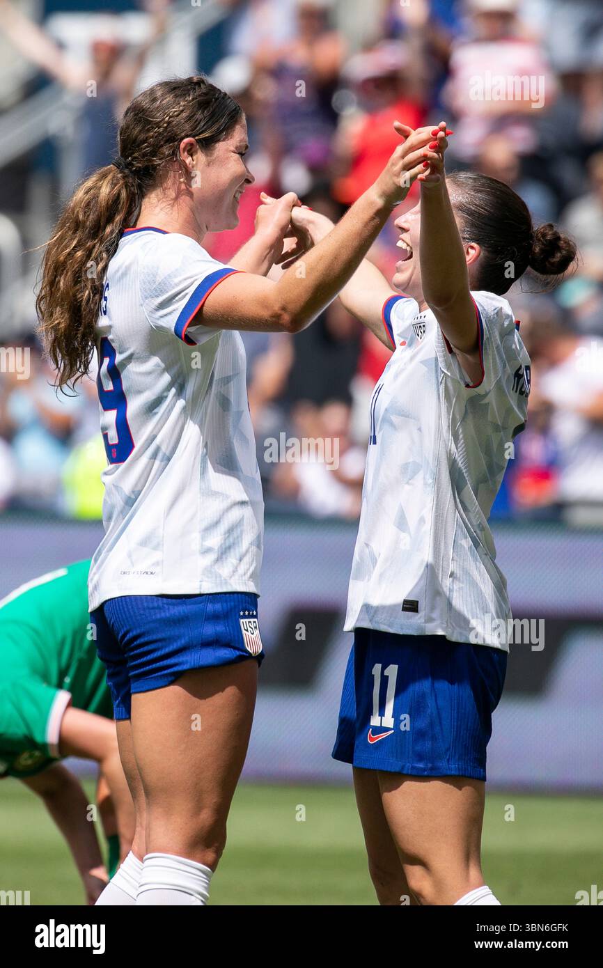 Cincinnati, USA, 29th June, 2025. United States of America forward Emma ...