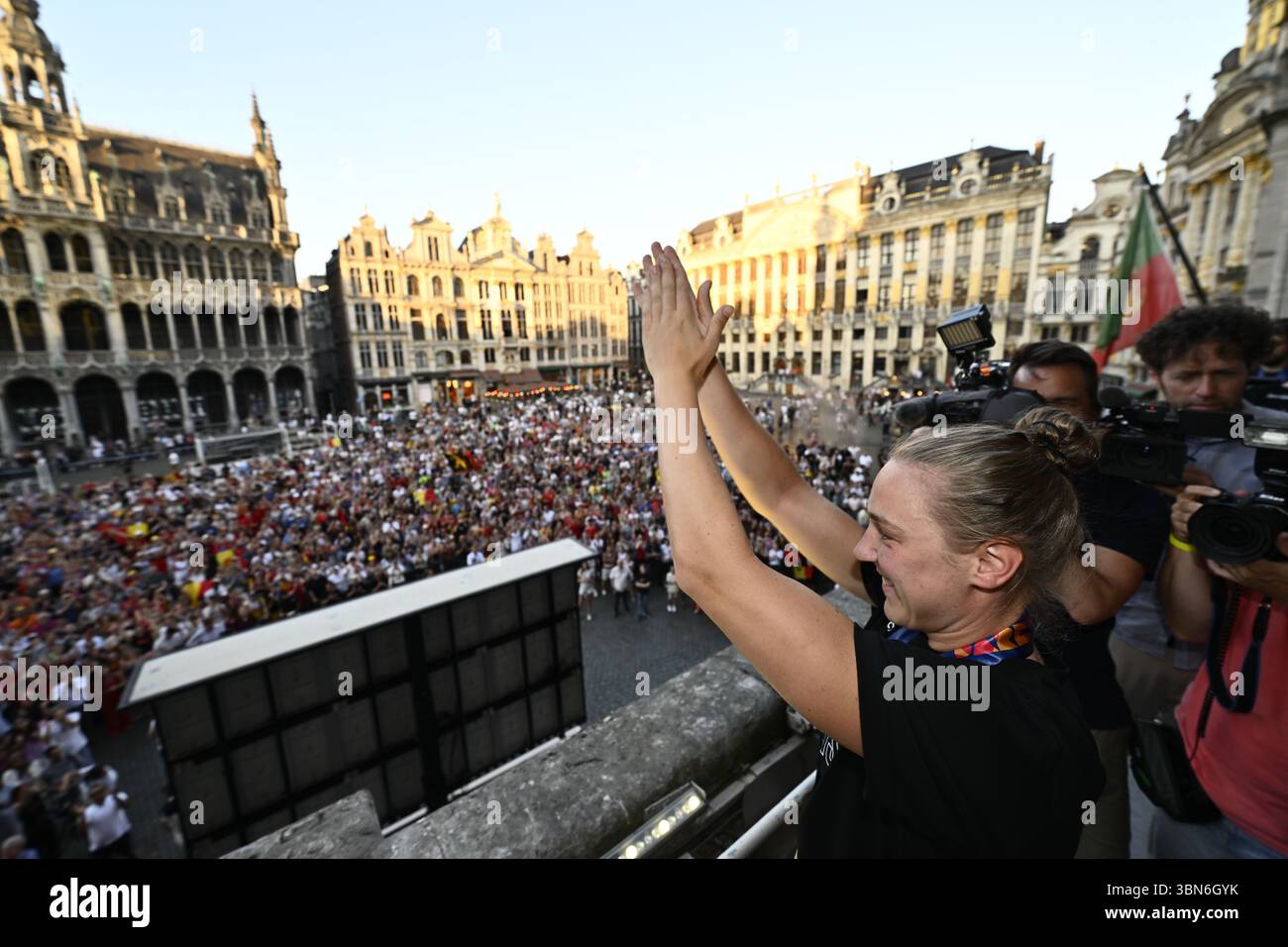 Brussels, Belgium. 30th June, 2025. Belgium's Elise Ramette pictured at ...