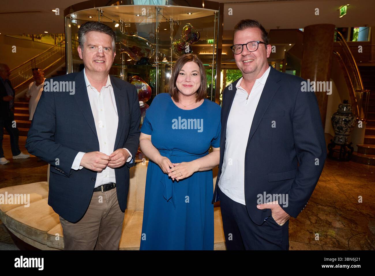 Hamburg, Germany. 30th June, 2025. Lars Haider (l-r), editor-in-chief ...