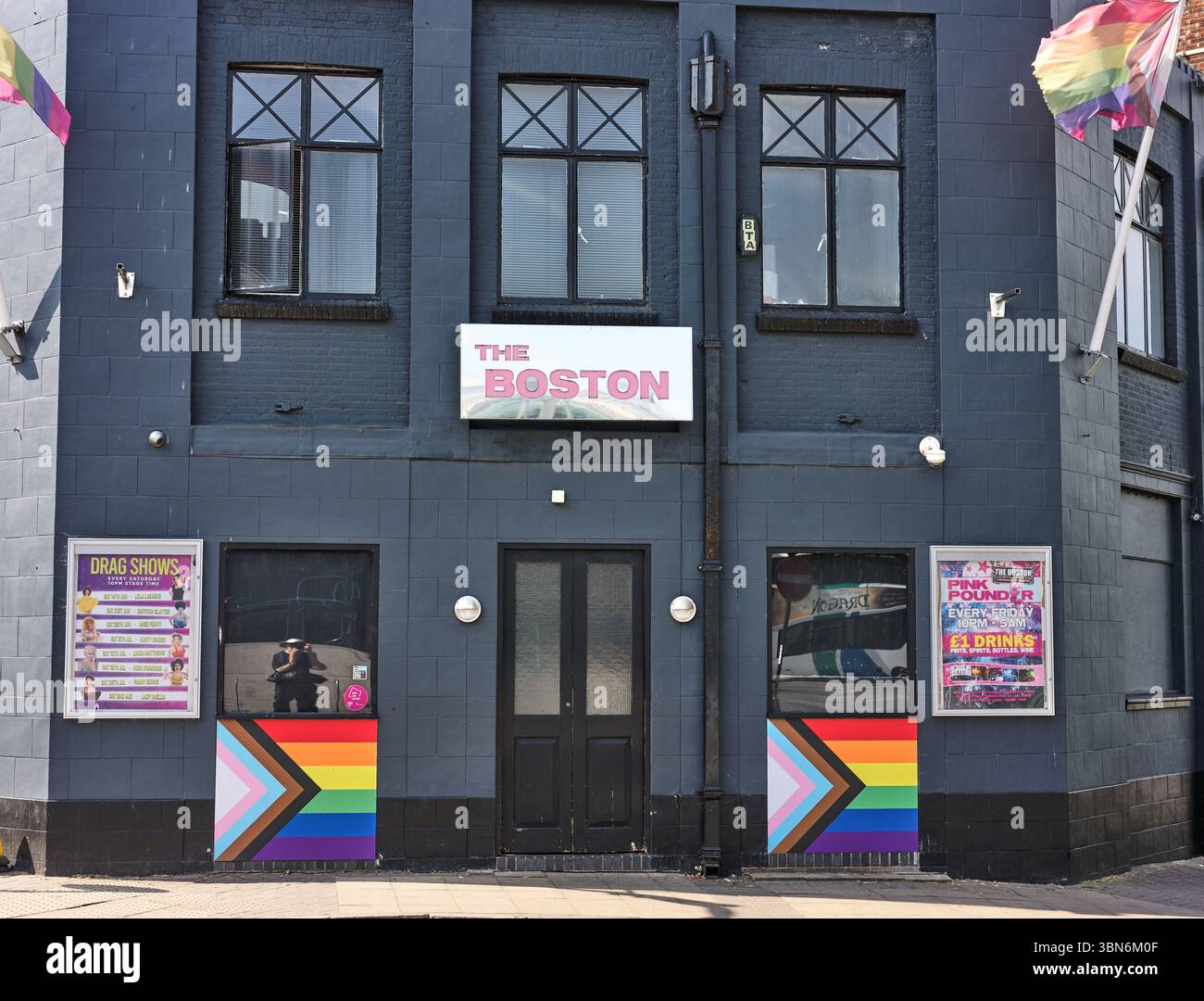 The Boston gay and transgender club, Northampton, England Stock Photo ...