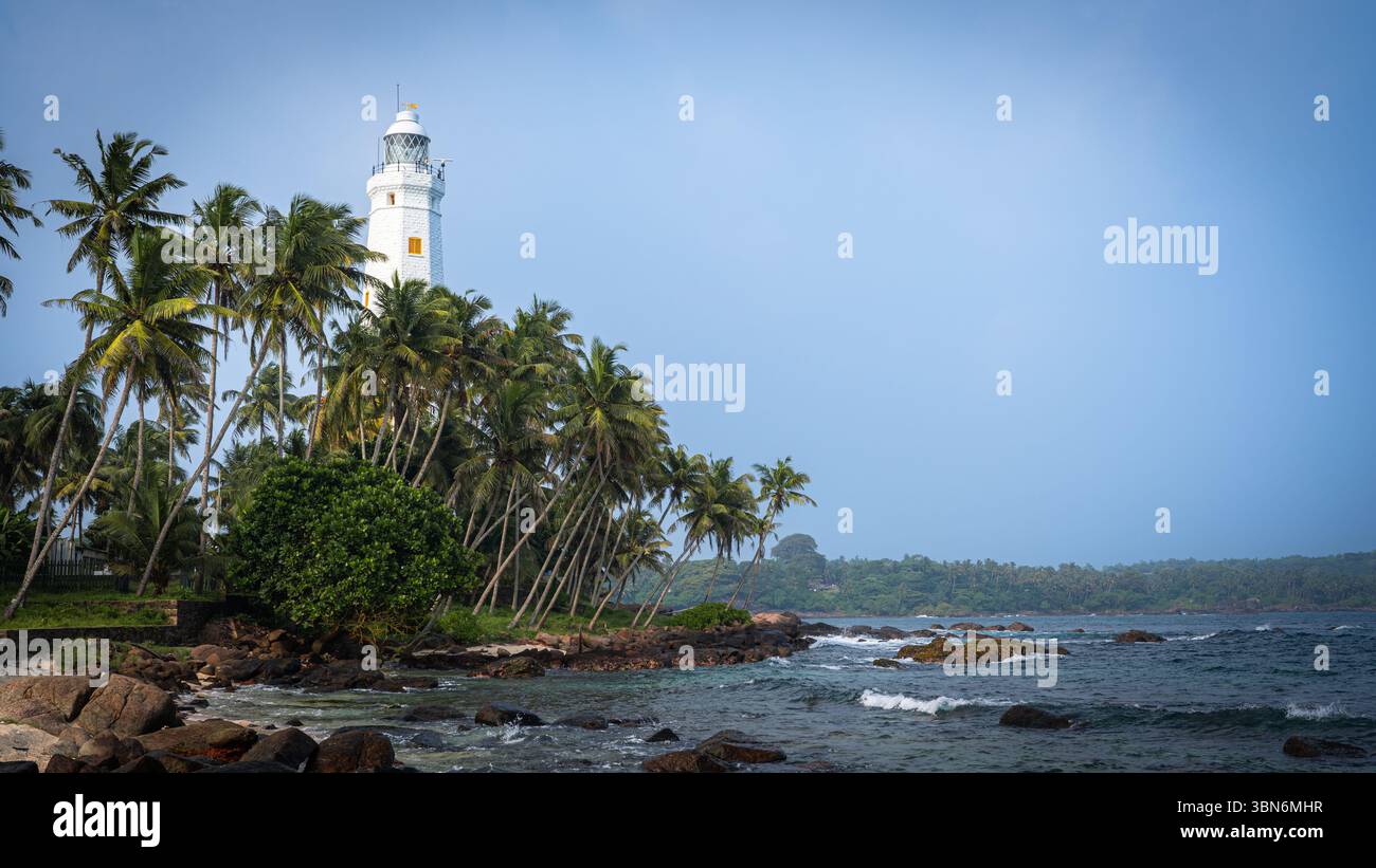 Dondra, Sri Lanka—January 18, 2025: The iconic Dondra Lighthouse, a ...