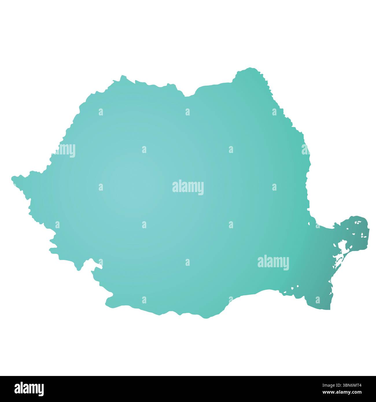 Map of Romania, sign silhouette. World Map Globe. Vector Illustration ...