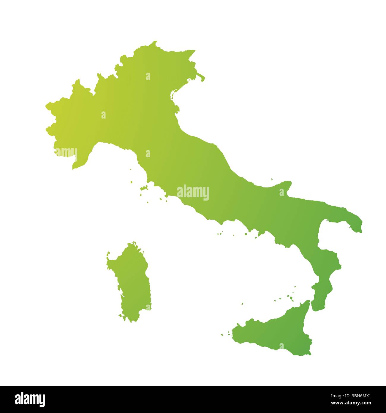 Map of Italy, sign silhouette. World Map Globe. Vector Illustration ...