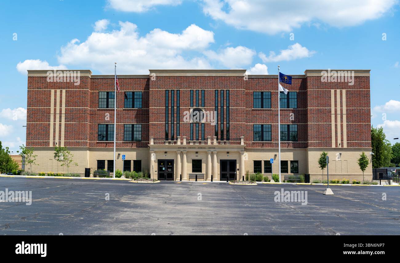 Steuben County Courthouse in Angola Indiana Stock Photo - Alamy