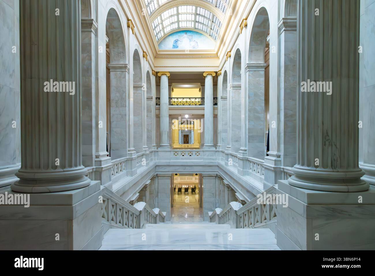 Interior of the Arkansas State Capitol Building in Little Rock ...