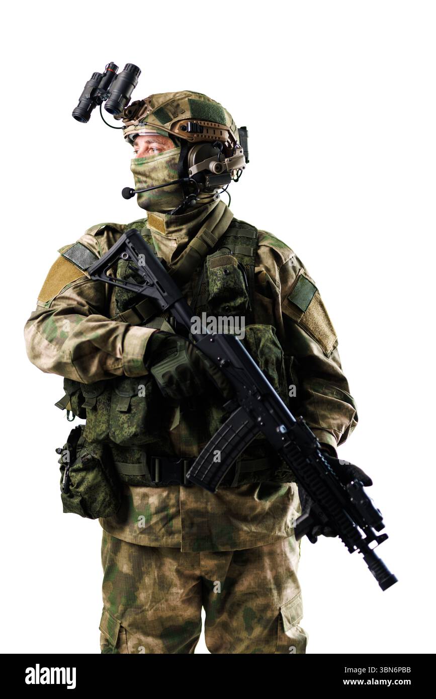 Fully equipped soldier wearing hi-res stock photography and images - Alamy