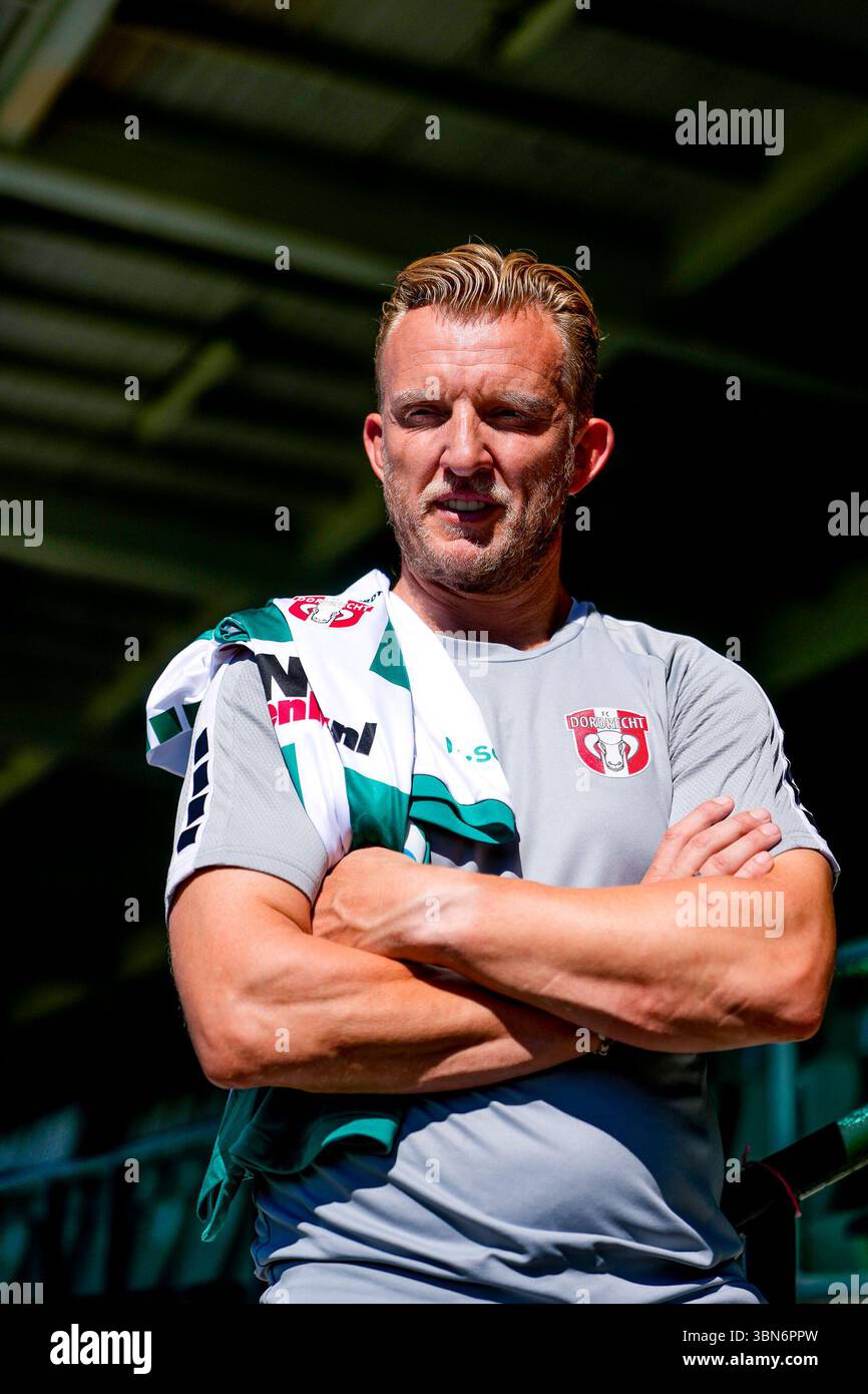 Dordrecht - Dirk Kuijt coach of FC Dordrecht during the portrait session of the new coach of FC ...