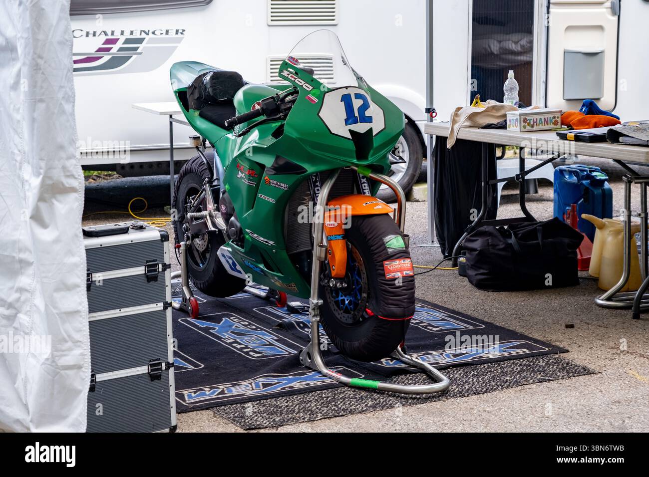 Scarborough, North Yorkshire, UK – June 22 2025. Paton S1R super twin ...