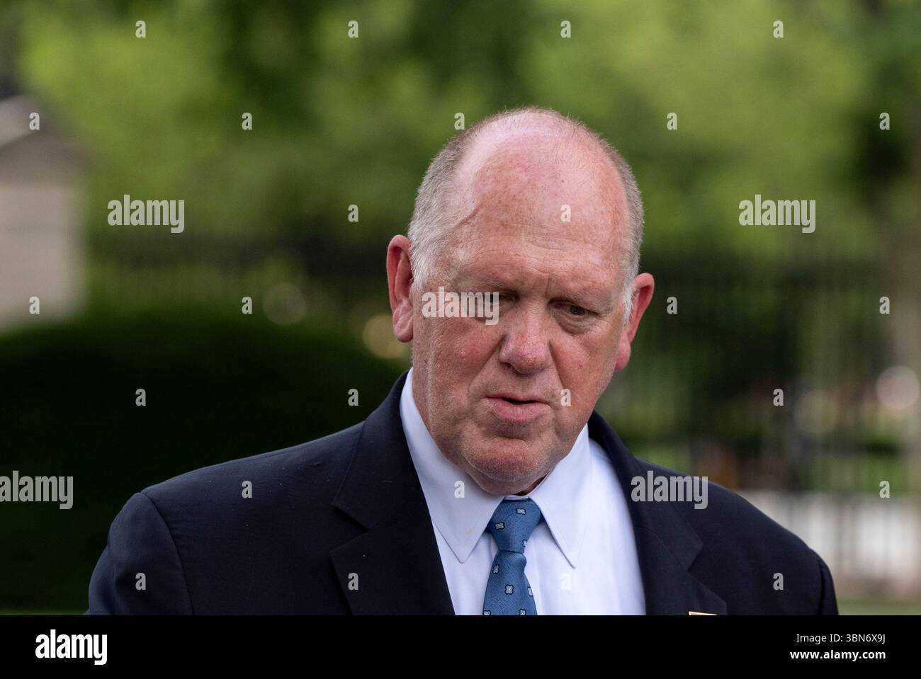 White House border czar Tom Homan speaks with reporters at the White ...