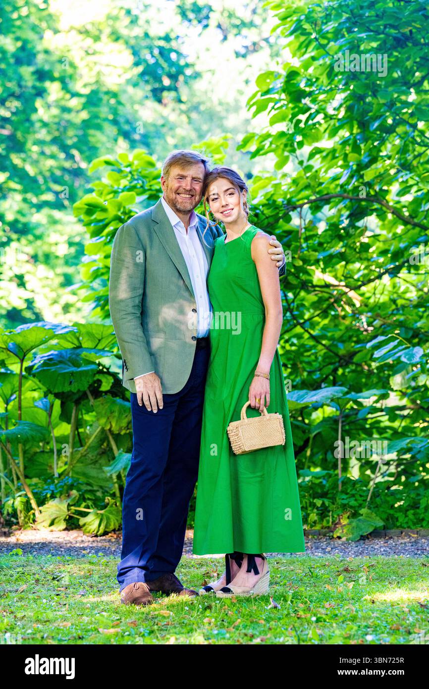 King Willem-Alexander, Princess Alexia during the annual summer photo ...