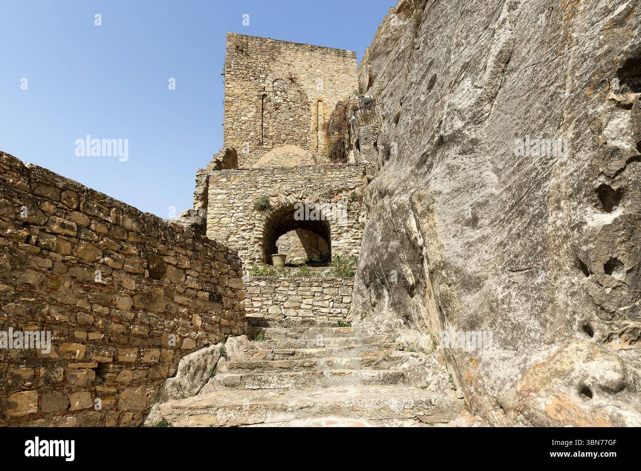 Architectural Views of The Ruins of Sperlinga Castle (Castello di ...