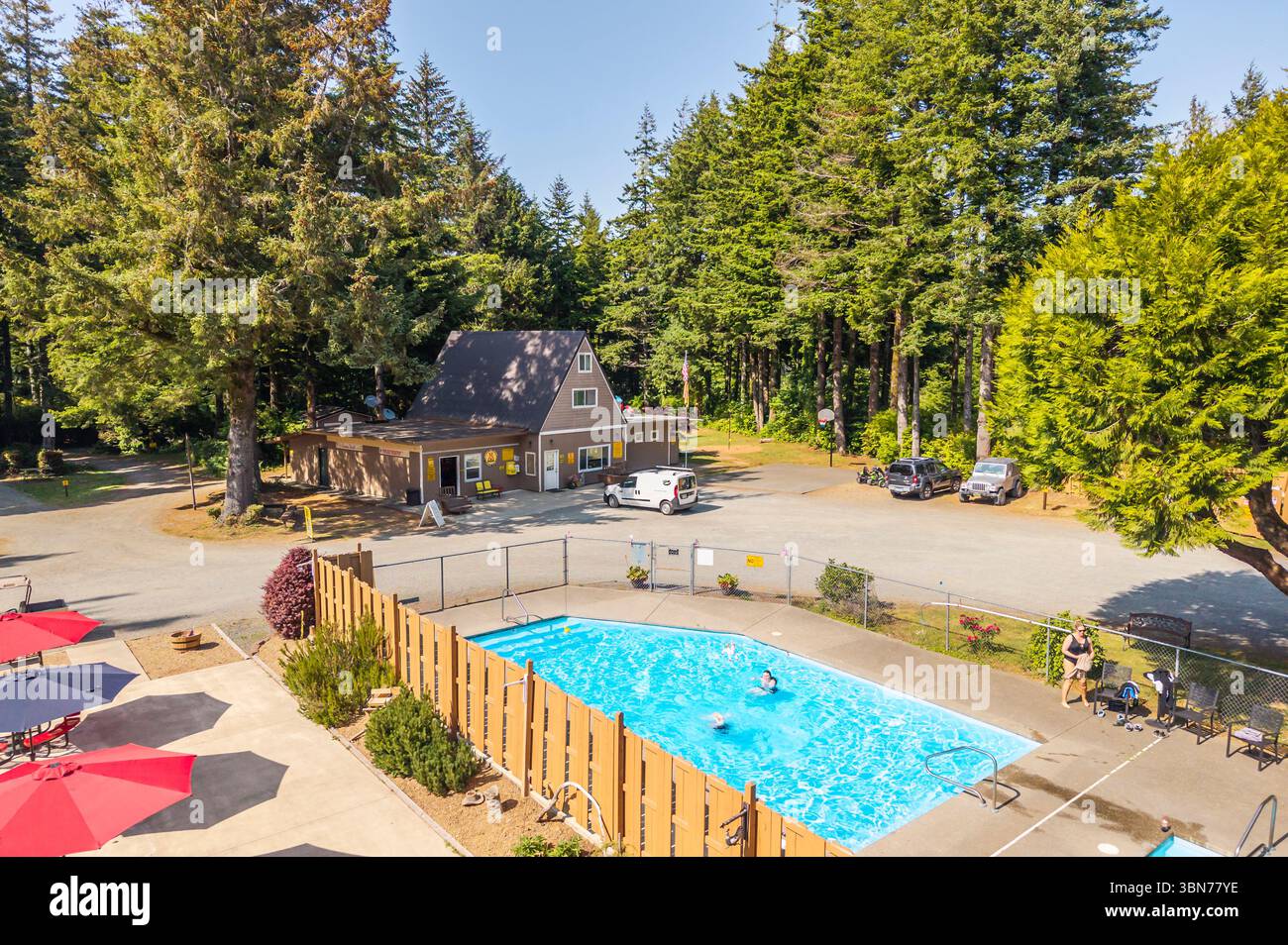 Bandon Port Orford KOA RV Park. Swimming pool accessible for the ...