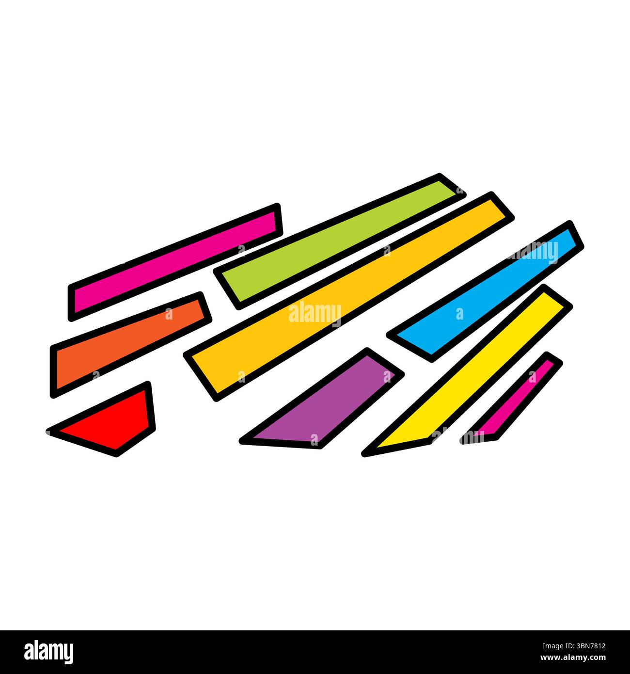 abstract colorful bar design vector illustration Stock Vector Image ...