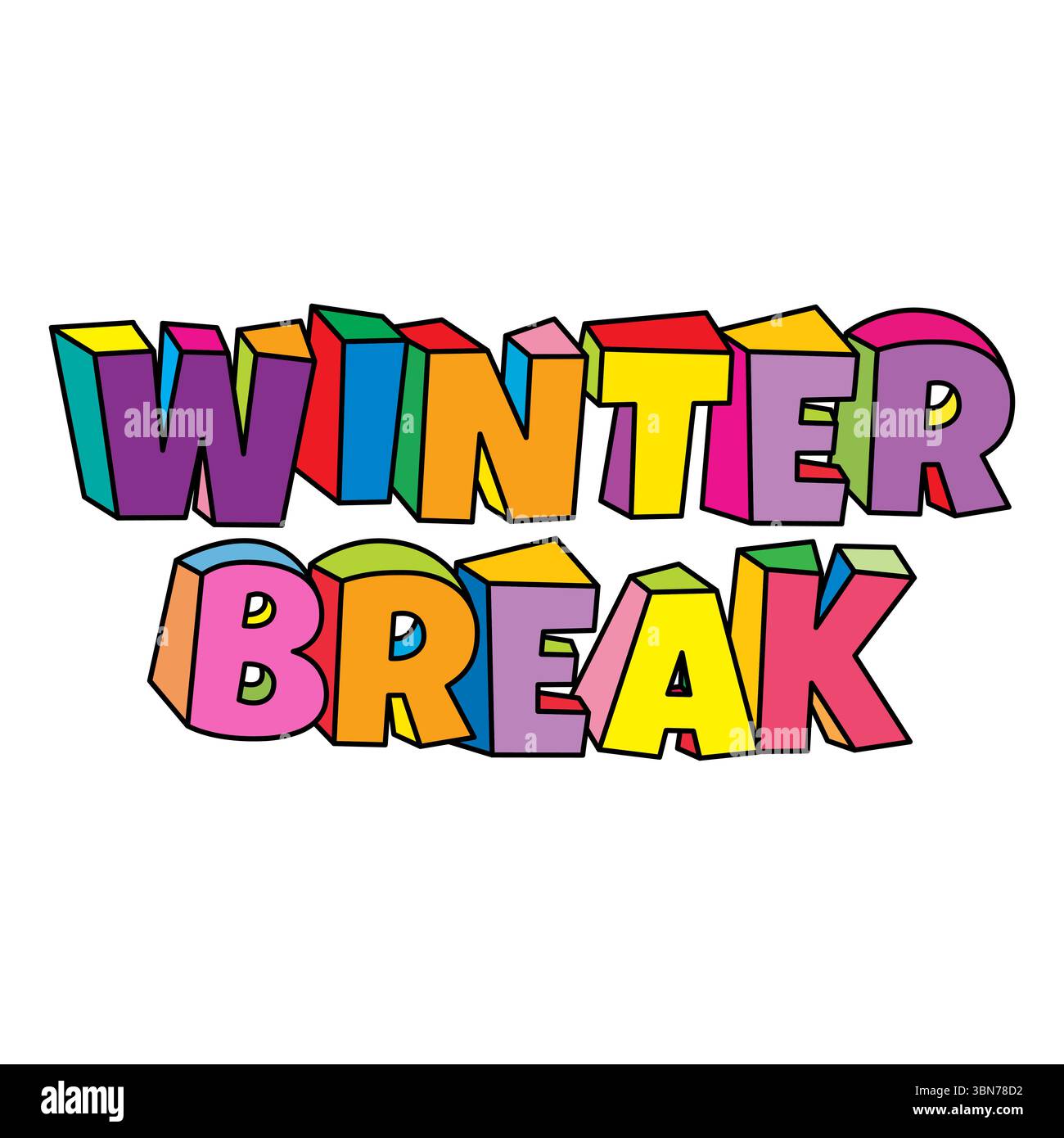 Vector vectors spring break Cut Out Stock Images & Pictures - Alamy